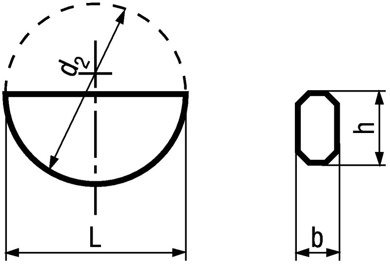 Chavetas semicirculares Woodruff | ARSAM Shop